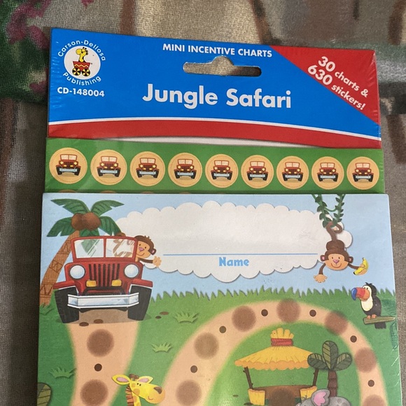 Other | Mini Incentive Charts With Jungle Animals | Poshmark